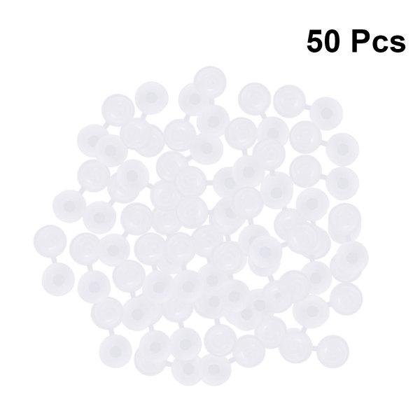 Buy 50PCS Screw Hole Cover Screw Caps Transparent Waterproof Rustproof ...