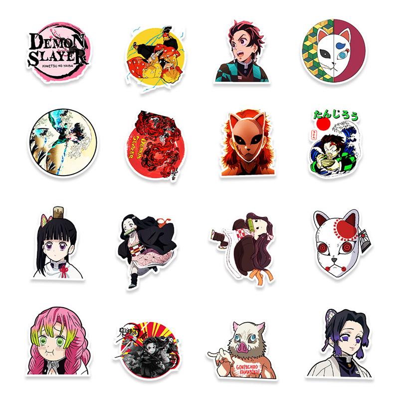 Cheap 25Pcs/set Demon Slayer Cartoon Anime Graffiti Stickers For ...
