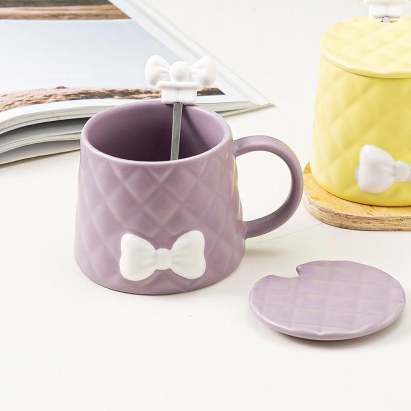 Cheap Ceramic Mug Drinkware Christmas Present Little Cute Bow Girl Gift ...