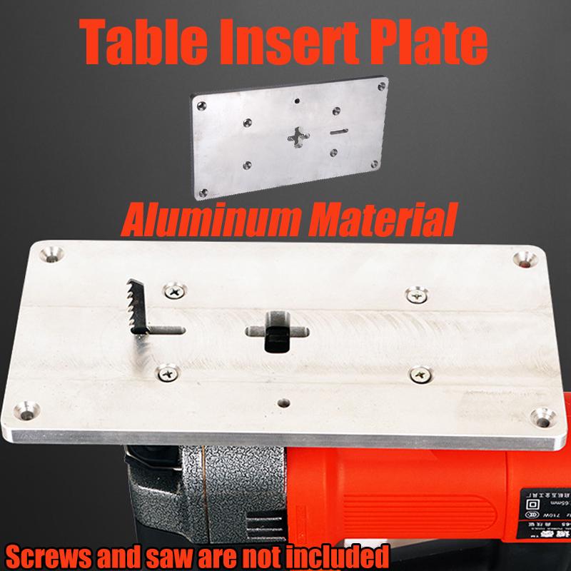 Buy Multifunctional Aluminium Router Table Insert Plate Woodworking ...