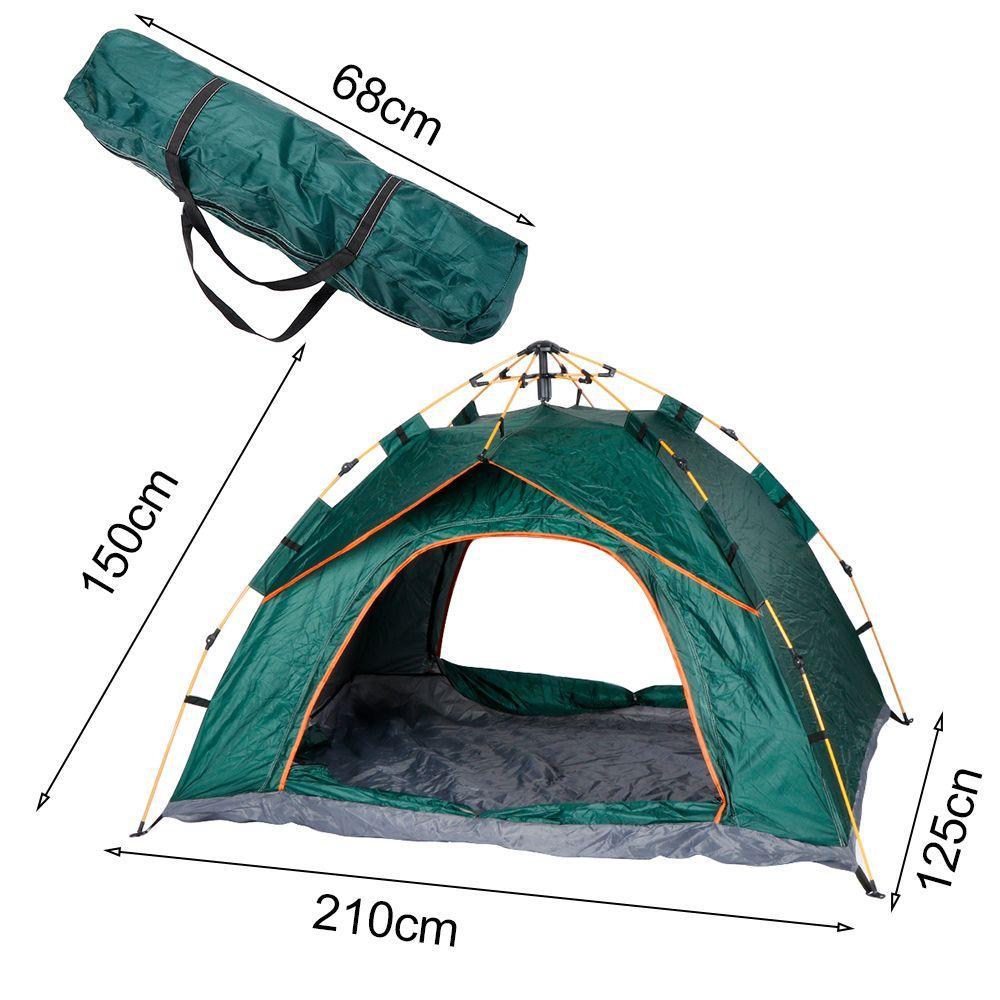 Buy Hiking Oxford Cloth Waterproof Park Camouflage Tent Camping Tent 2-3 Person Instant ...