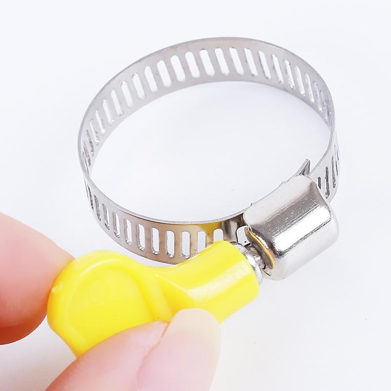 Buy Range Hose Clamp Handle Stainless Steel for Pipes Tube Adjustable ...