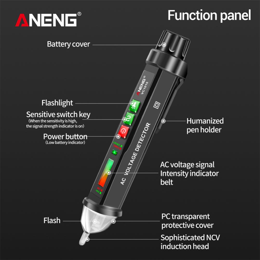 Buy VC1015 Non-contact AC Voltage Detector Tester Meter Pen Style ...
