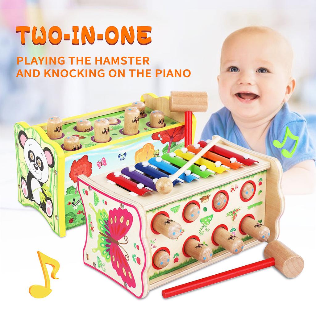 Buy Rhythm Toy Box Kids Xylophone Birthday Gifts Panda/Butterfly Wooden ...