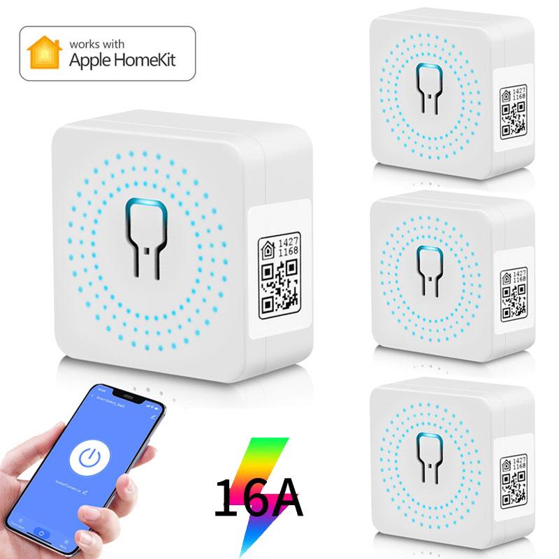 Buy Homekit Smart Switch Mini Wifi Relay Wall Remote Controller Siri ...