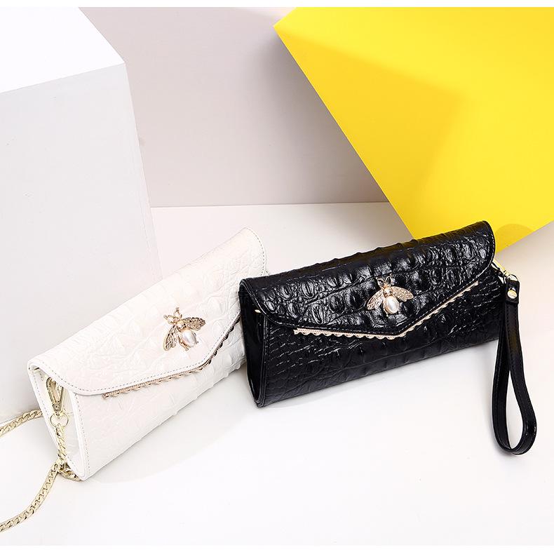 Buy Women Bag Leather Clutch Bag Evening Bag Wallet Shoulder Diagonal ...