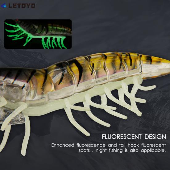 Buy LeTOYO 21g 115mm Quick Sinking Fishing Lure Bright Color Realistic ...