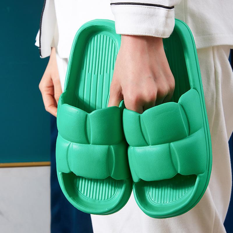 Buy Summer Women Slippers Thick Platform Indoor Bathroom Slipper Soft ...