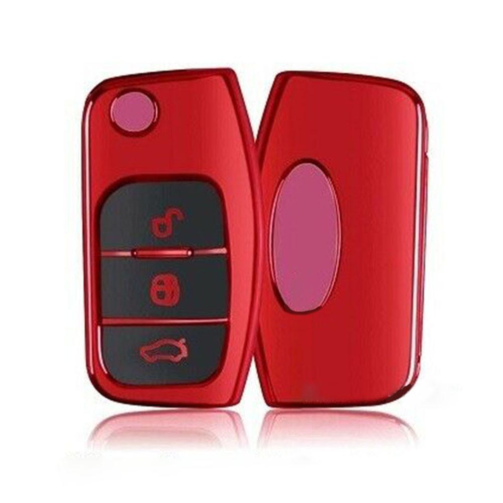 Buy 3 Button Cover Flip Key Case Key Fob Cover Key Chain at affordable ...