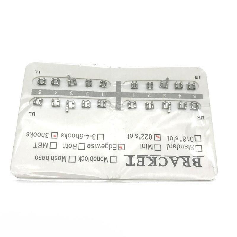 Buy 10 Kits Dental Orthodontic Mental Bracket Brace Mini Roth Slot 022 ...