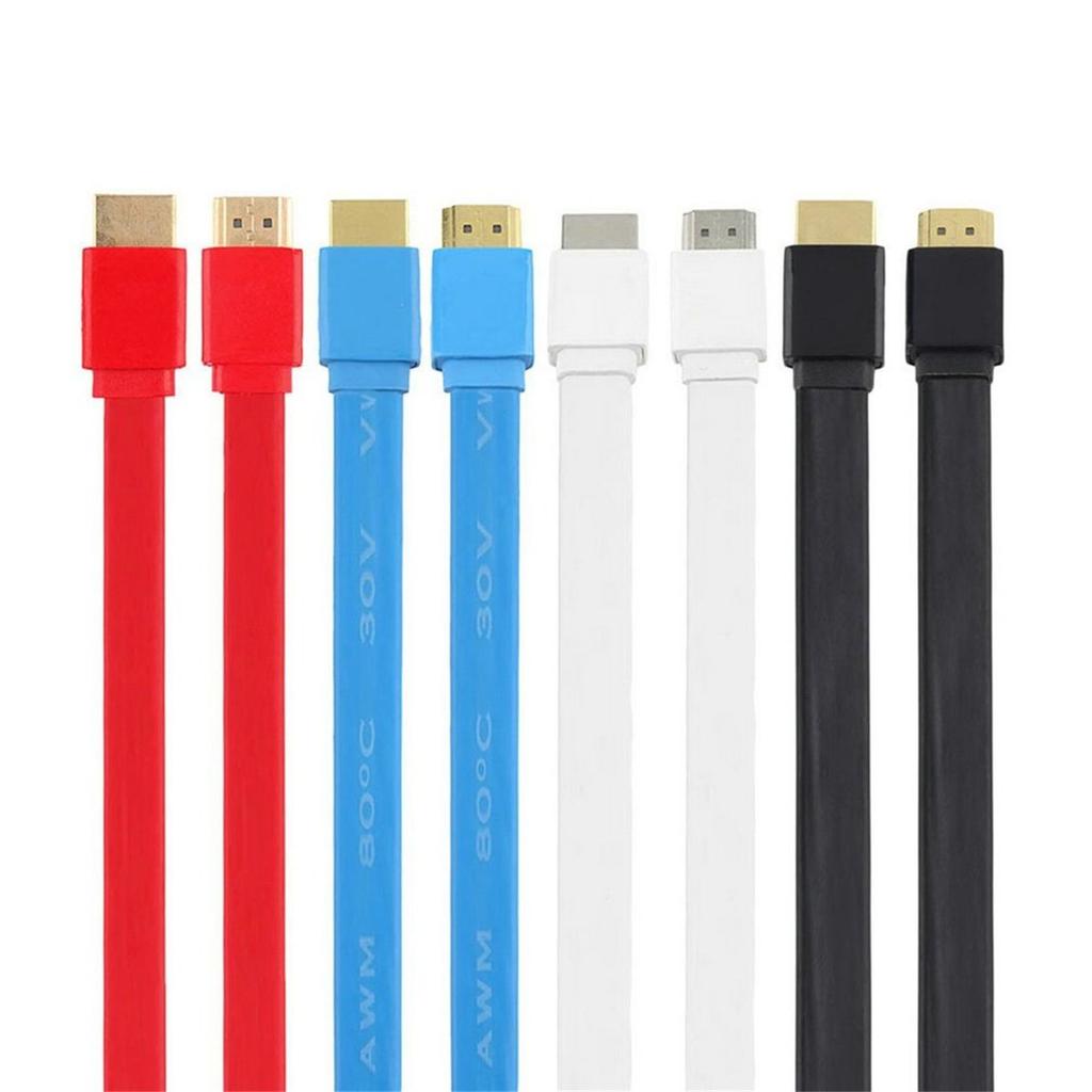 Buy Premium Flat Noodle HDMI Cable HighSpeed For HDMI 3D DVD HDTV 1.5m ...