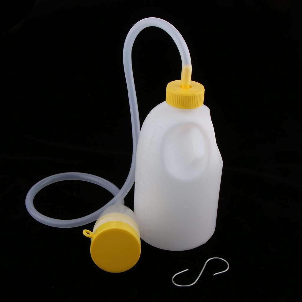 Buy 1700ml Reusable Male Bed Pee Urinal Bottle Night Drainage Container ...