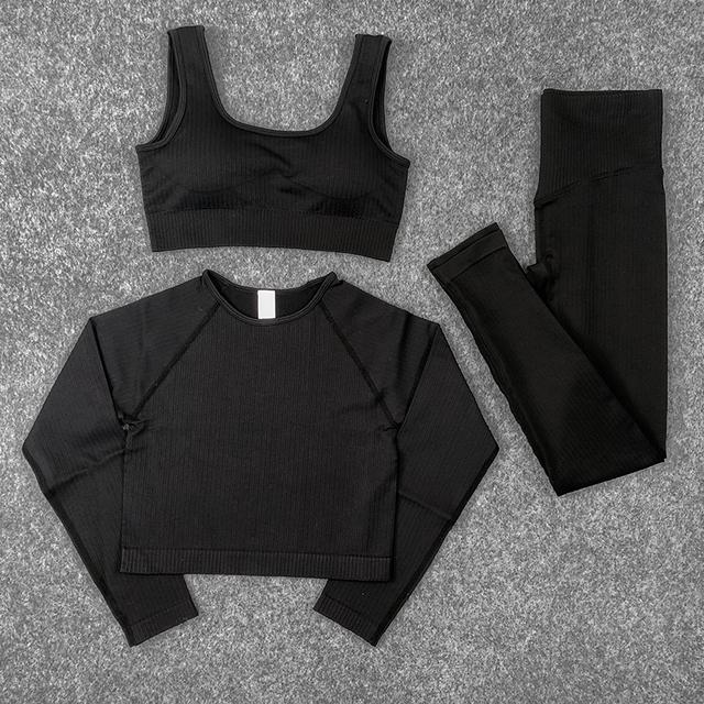 Cheap Women Sportswear Yoga Set Workout Clothes Athletic Wear Sports Gym Legging Seamless ...