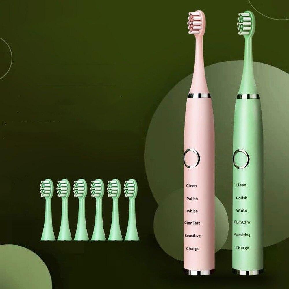 Buy Newest Sonic Electric Toothbrushes for Adults Kids Smart Timer Rechargeable Whitening ...