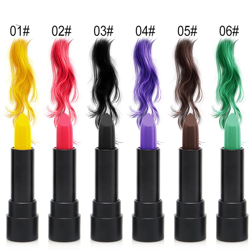 Buy Lipstick Shaped Hair Cover Portable Hair Dye Temporary Hair Color ...