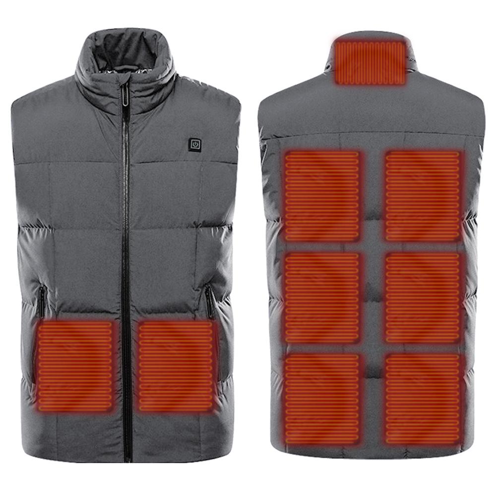 Buy Winter Warm Coat USB Heated Cold-Proof Vest Lightweight Stand ...