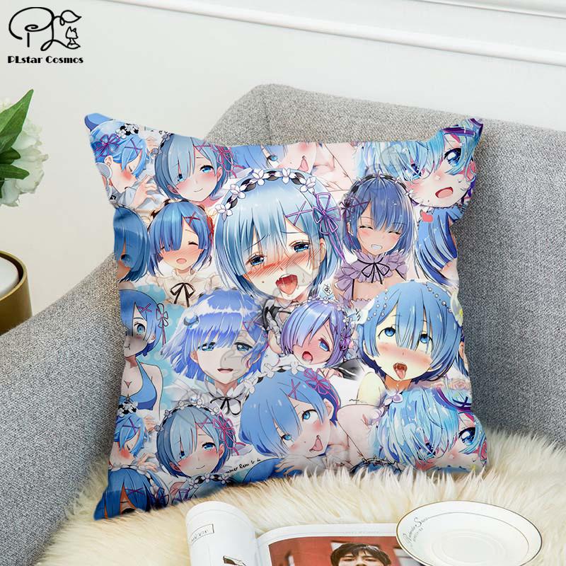 Satın alın Sexy Rem Anime 3D printed Pillow Case Polyester Decorative ...