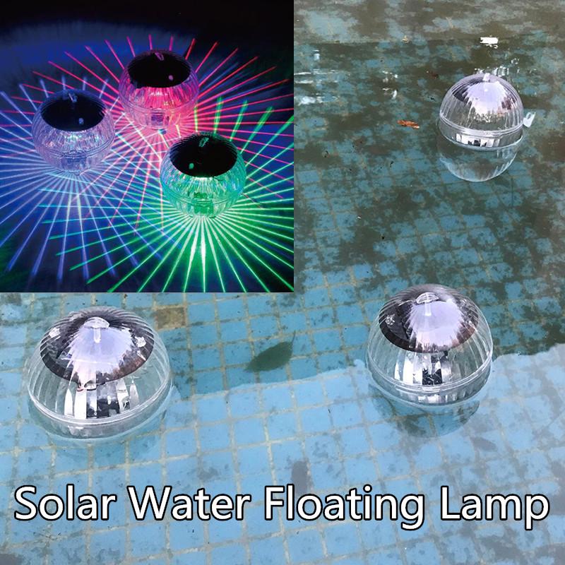 Waterproof LED Solar Power Multi Color Changing Water Drift Float Lamp ...