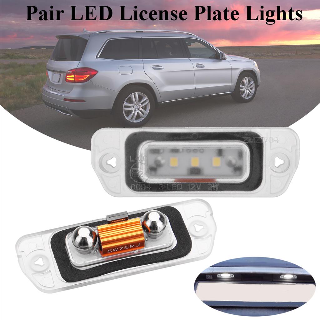 Par de coches 3 SMD LED placa de matrícula lámpara de luz caja fuerte ...