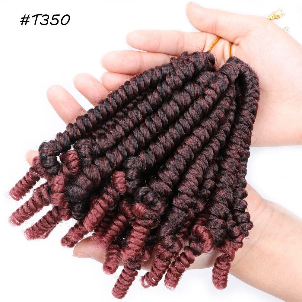 Buy 6 Inch Spring Twist Corchet Hair Pre-twisted Bob Bomb Twist Fluffy ...