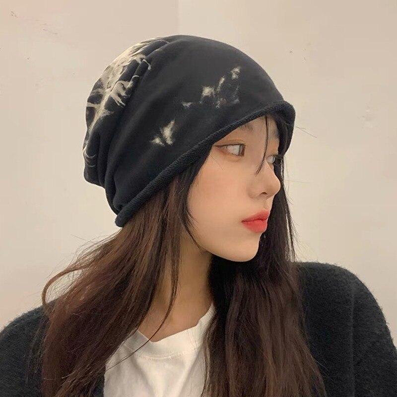 Acheter Unisex Tie-dye Beanie Hat for Women Men Slouchy Winter Hat Ski ...