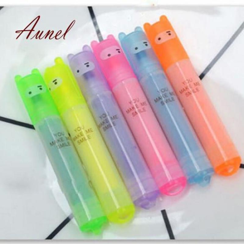 Buy Smart 6Pcs Mini 6 Colors Fluorescence Highlighters Marker Pens ...