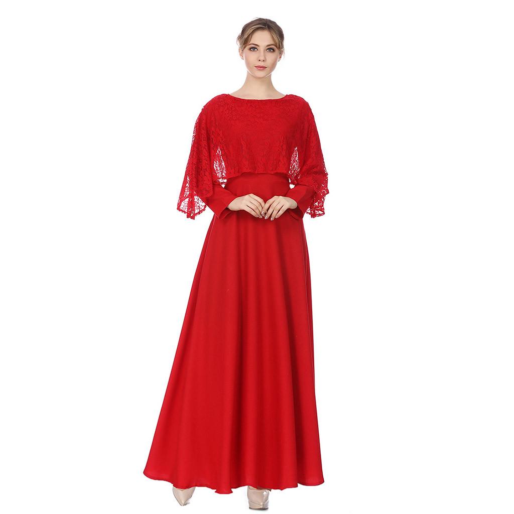 Buy Muslim Ladies National Wind Robes Long Dress Clothing at affordable ...