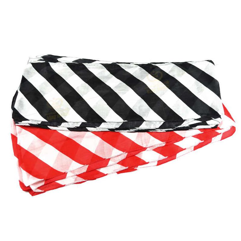 Buy Long Magic Silk 13x500cm Magic Tricks Red/Black- White Silk Magic ...