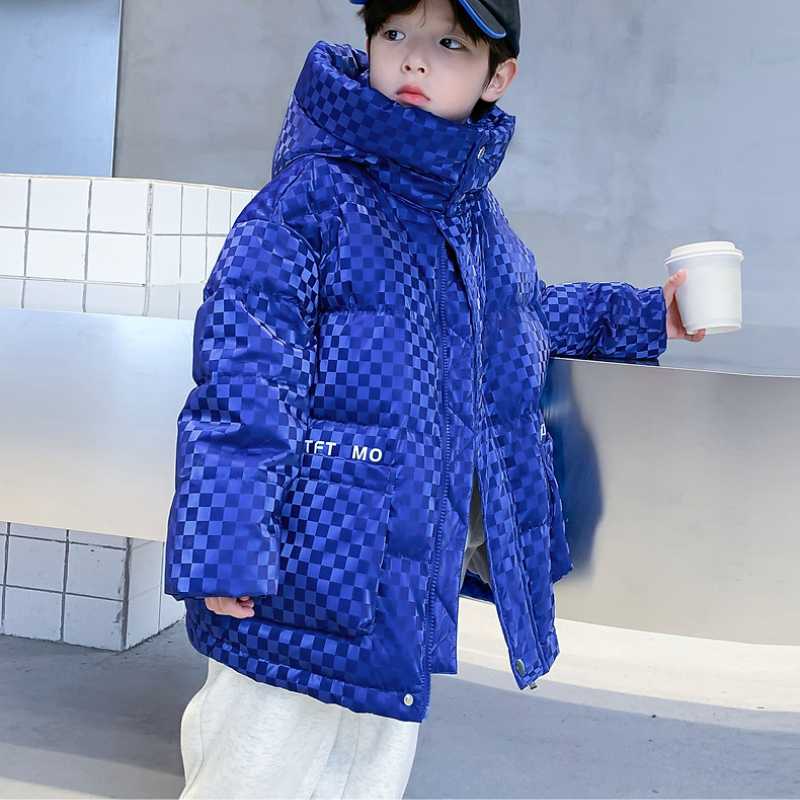 Cheap 2022 Autumn Winter Boy Japanese Harajuku Style Retro Plaid Hooded ...