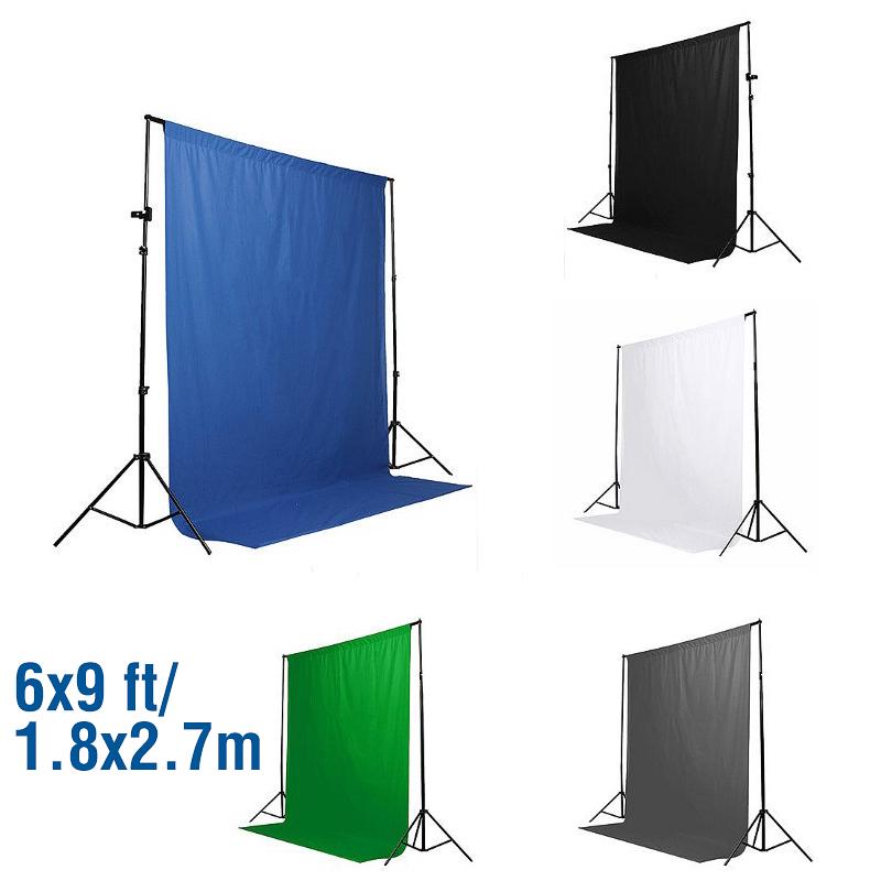 1.8x2.7m 5 Colors Muslin Cotton Backdrop Background Screen Studio Video ...