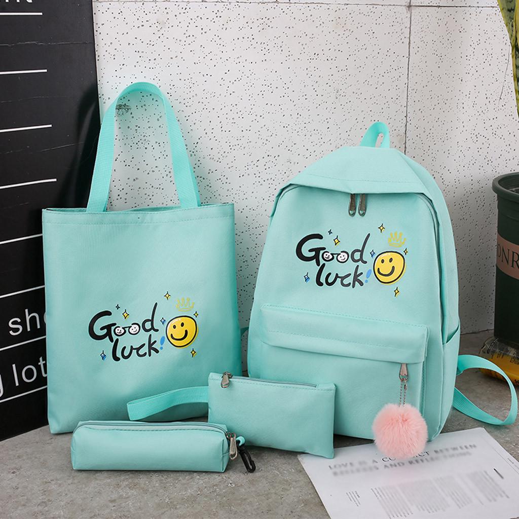 Buy Women College Wind Female Student Bags Cartoon Cute Printed ...
