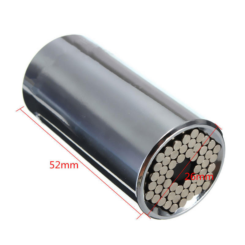 Buy 7-19Mm Switching Rod Length 52Mm SilverSocket Adapter Power Drill ...