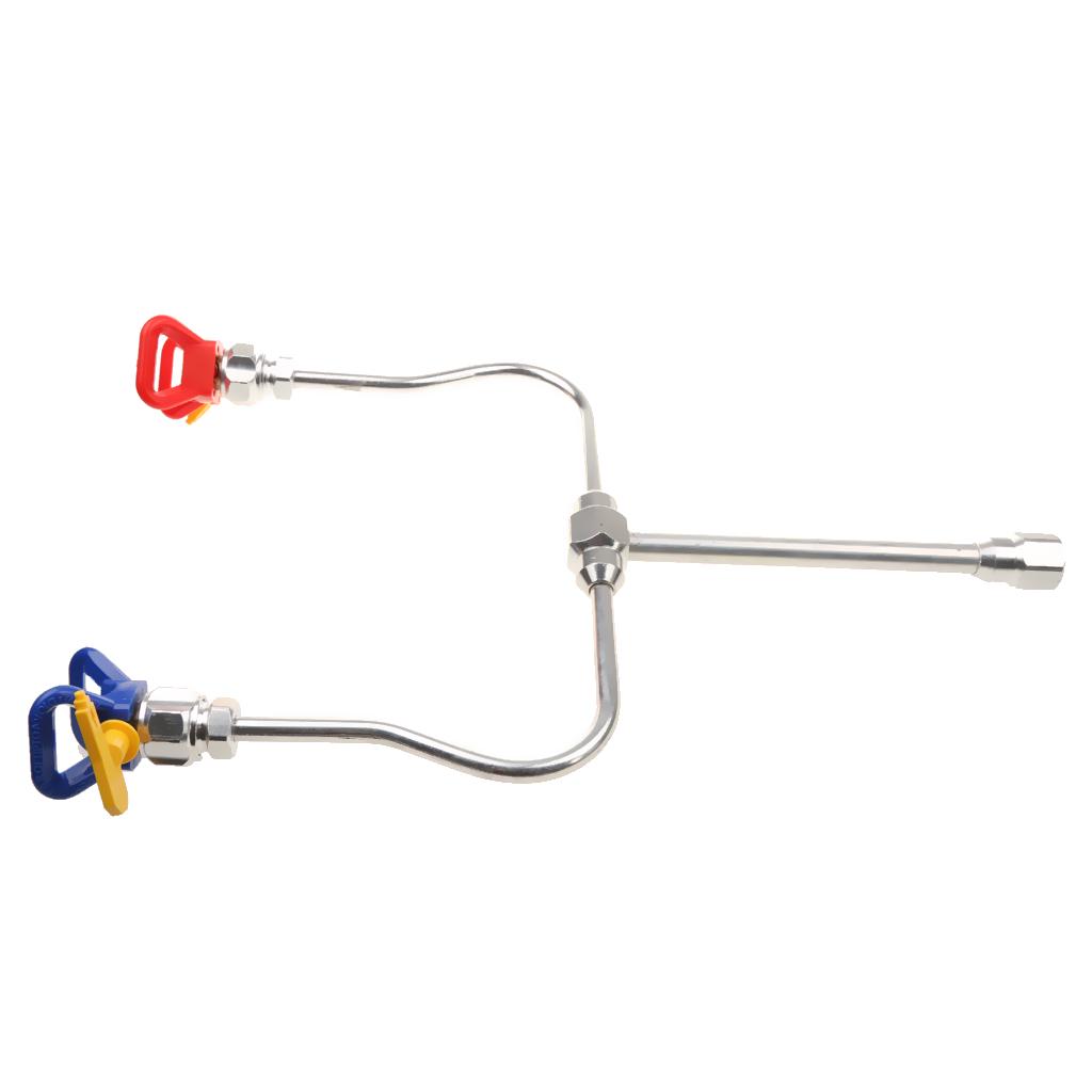 Spray Gun Extension Rod Airless Paint Sprayer Tip Pole Silver uygun ...