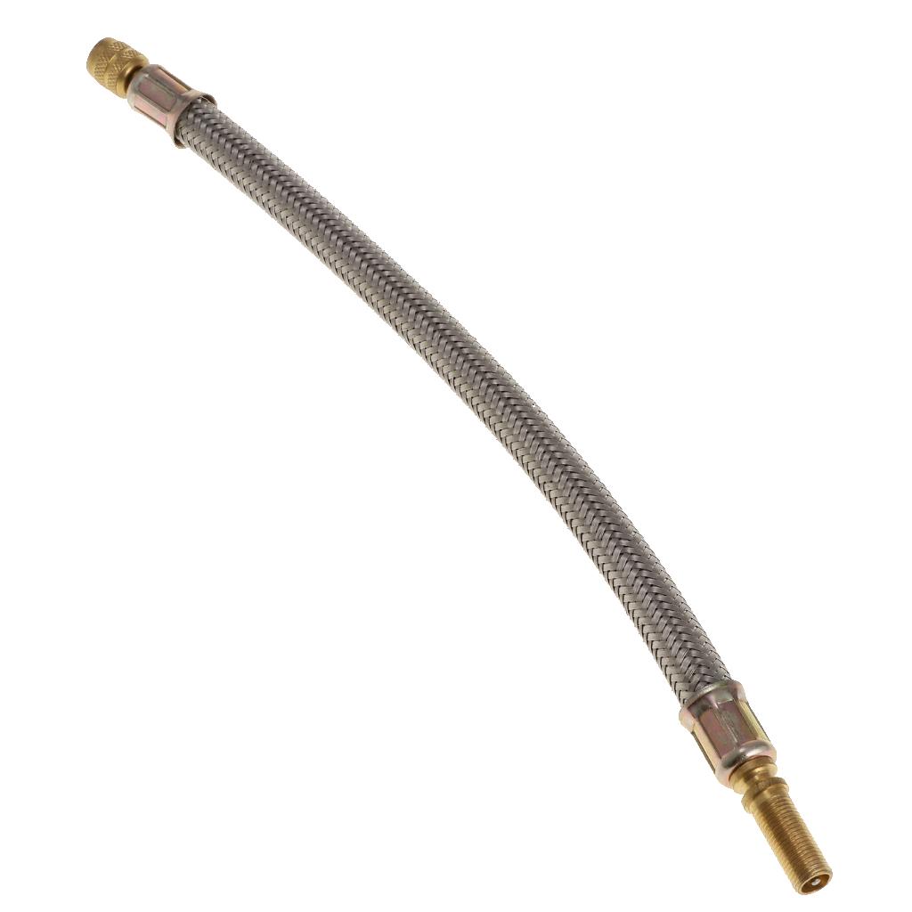 Buy Flexible Braided Stainless Steel Tyre Valve Stem Extension Adapter ...