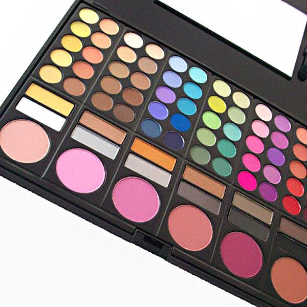 Buy 78-Color Professional Cosmetic Makeup Eyeshadow Lipgloss Blusher ...