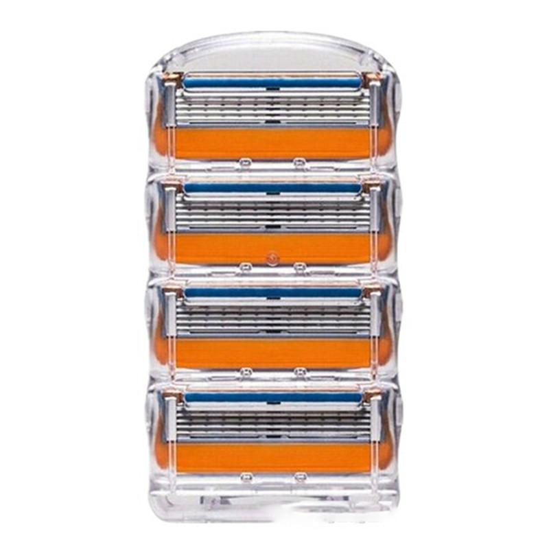 Buy High Quality Manual Five-Layer Razor Blade Razor Orange A Box Of 4 ...