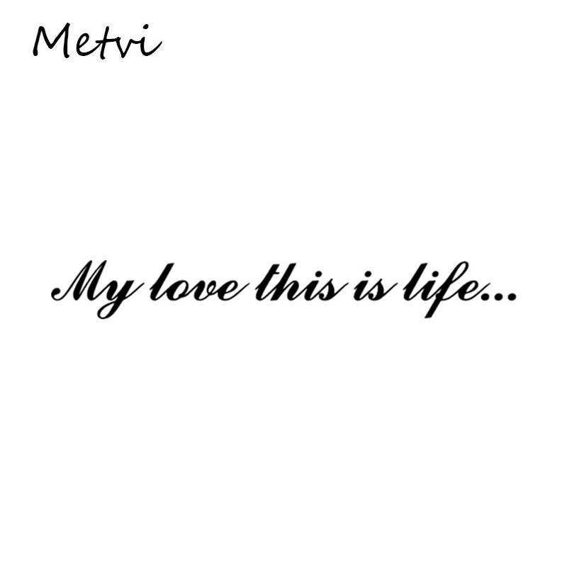 Cheap Metvi Sticker Creative life Car Sticker Auto Window Door Decals ...
