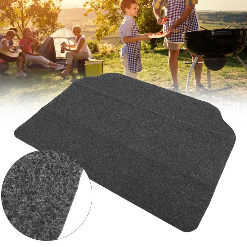 Buy 50x36inch Black Outdoor Oil Proof Environmental Protection Barbecue ...
