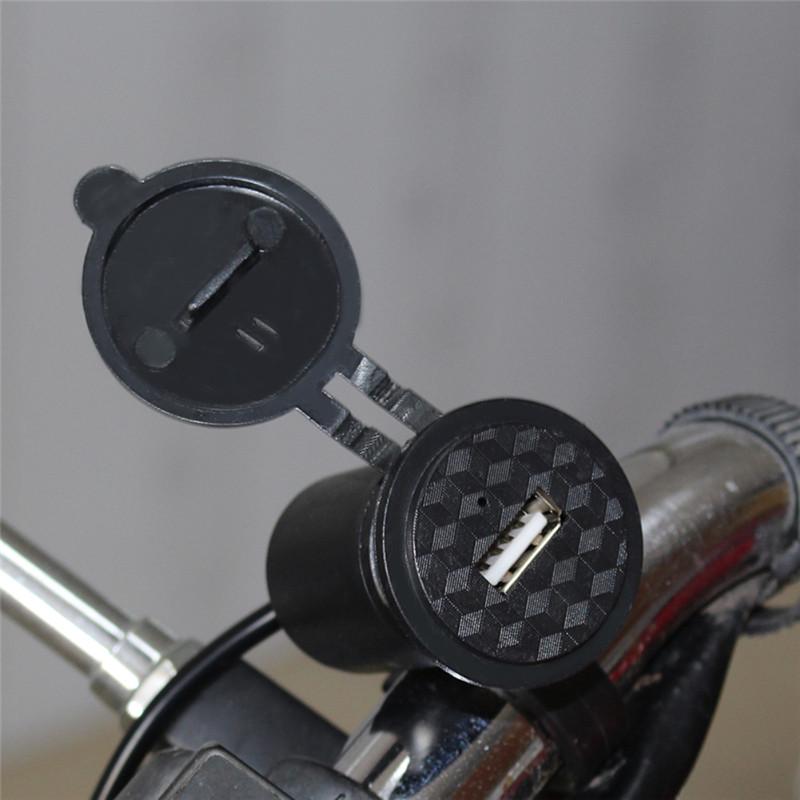 Buy 1X Waterproof USB 12V Motorcycle Handlebar Charger Socket With ...