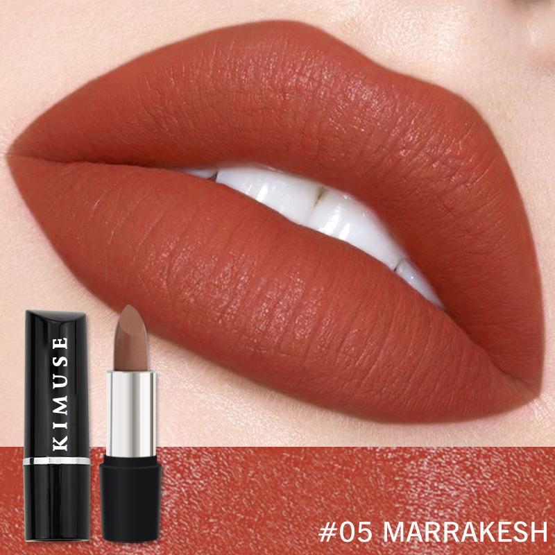 Buy Kimuse Brand Makeup Lipstick Matte Long Lasting Waterproof Nude ...
