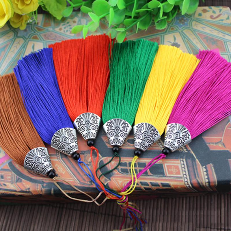 Buy 5Pcs Bookmark Key Chain Pendant Craft Tassel 8 Cm Trim Curtain Key ...