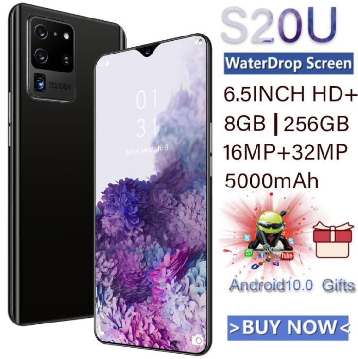Buy Amazing 5G Phone S20U 5G Mobile Phone 8GB RAM 256GB ROM Smartphone ...