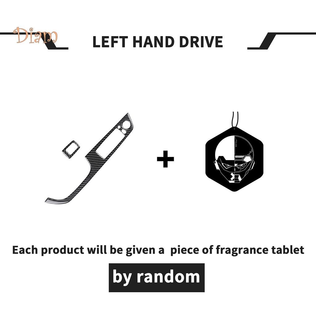 N.E 4Pcs Car Window Left-Hand Drive Sticker with Fragrance Tablet for ...
