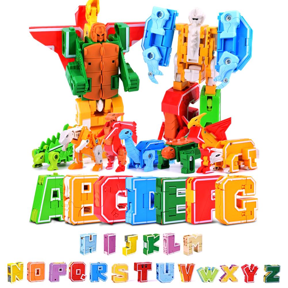 Buy 26 Letter Alphabet Deformation Toy Educational Toy for Children at ...