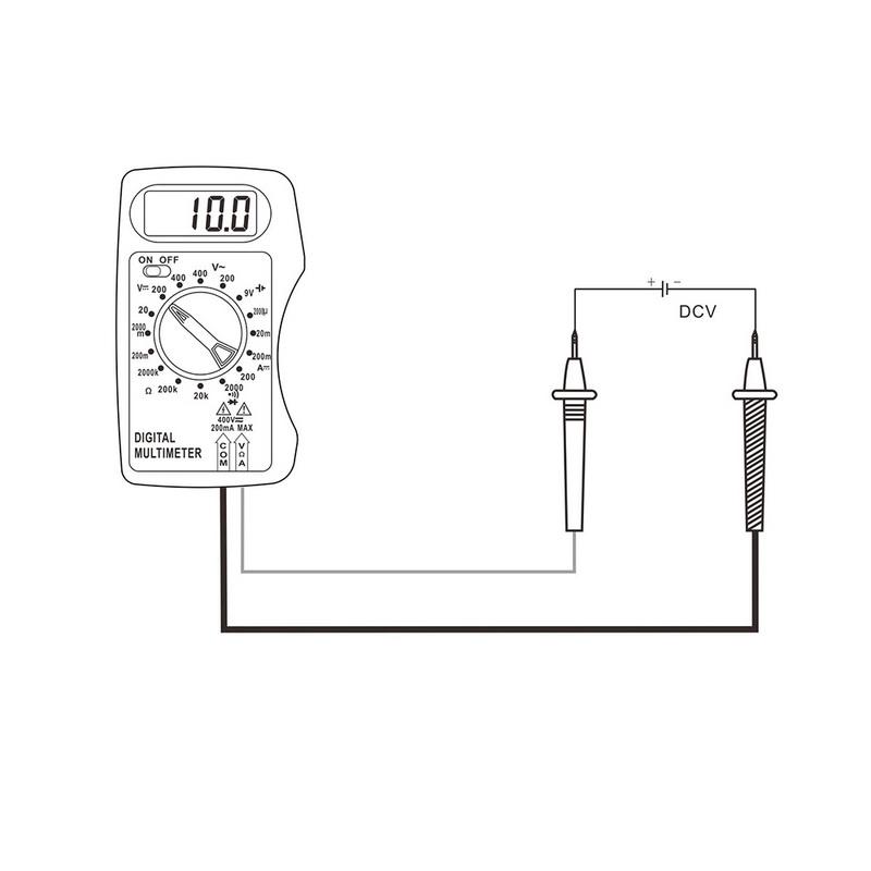 Universal Digital Multimeter M300/DT83B Handheld Tip Test Multimeter ...