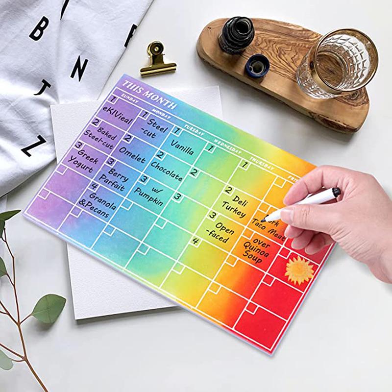 Buy Calendar Resin Molds Weekly Monthly Planner Silicone Mold For Epoxy ...