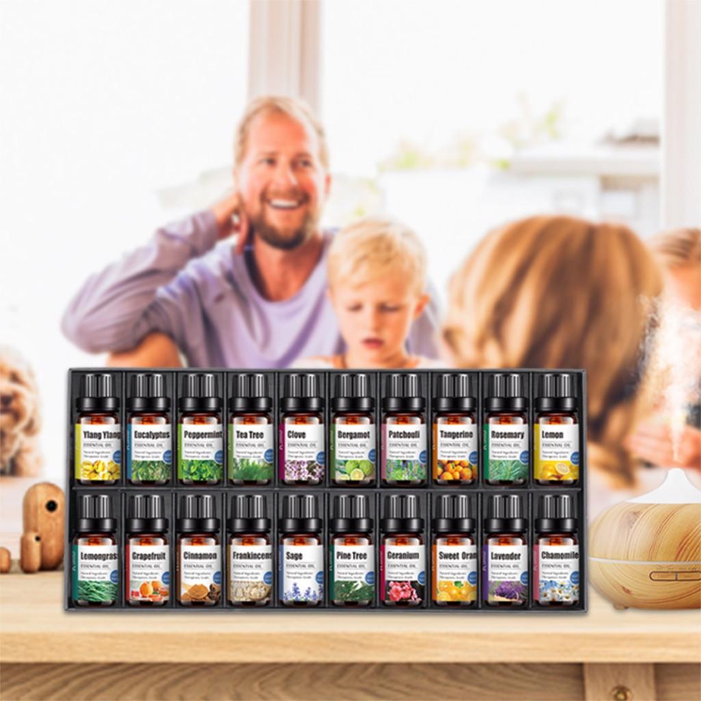 Buy Essential 100% Pure Natural Aromatherapy Essential Oil 10ml 20 ...