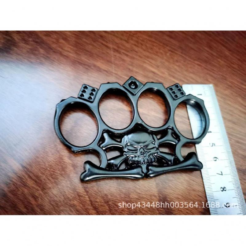 Buy Alloy Brass Knuckle Four-Finger Self-Defense Toy Double-Finger ...