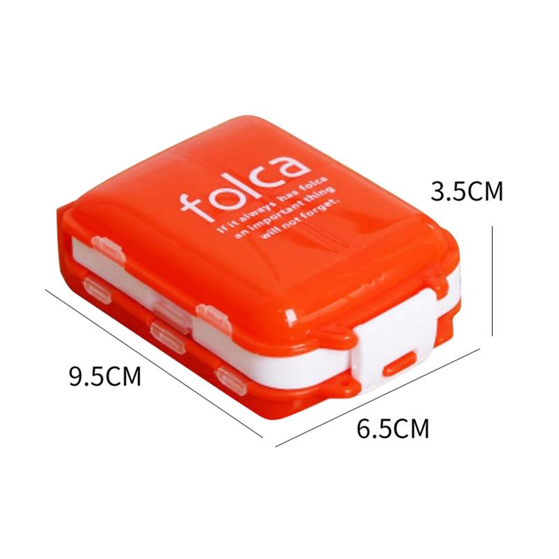 Cheap Travel 8 Compartment Pill Box Medicine Tablet Holder Organizer ...