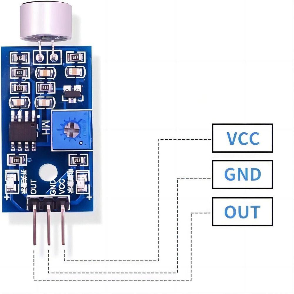 5PCS Microphone Sound Detection Sensor Module High Sensitivity Widely used Arduino AVR PIC: أفضل ...
